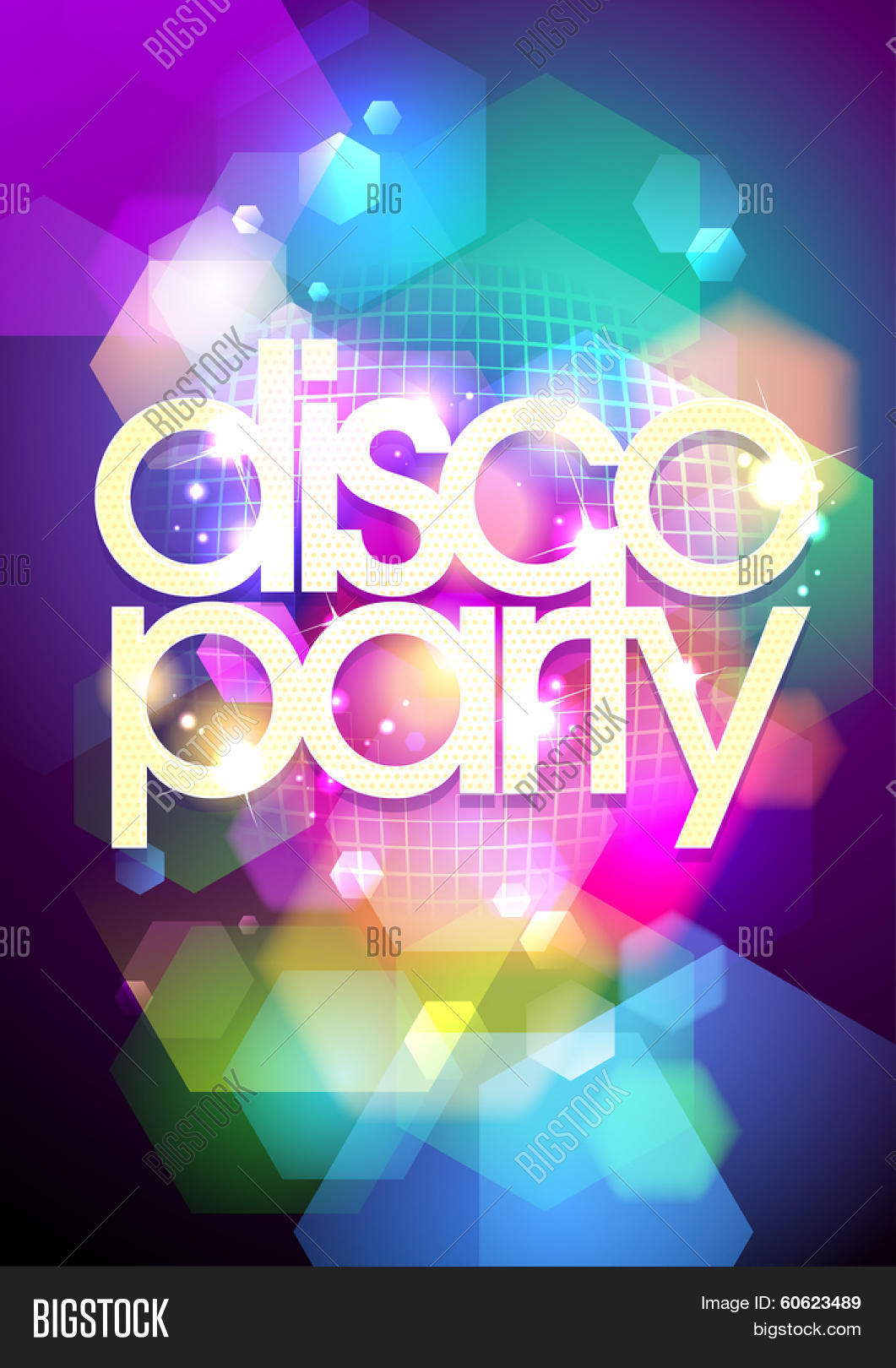 Disco Party Design On Vector & Photo (Free Trial) | Bigstock
