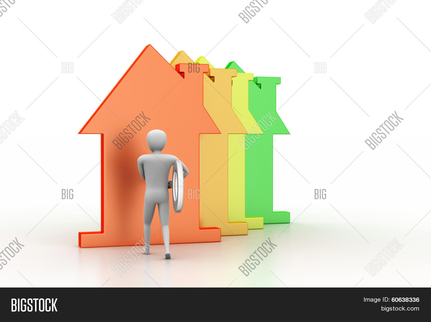 3d Man Holds Key Icon Image & Photo (Free Trial) | Bigstock