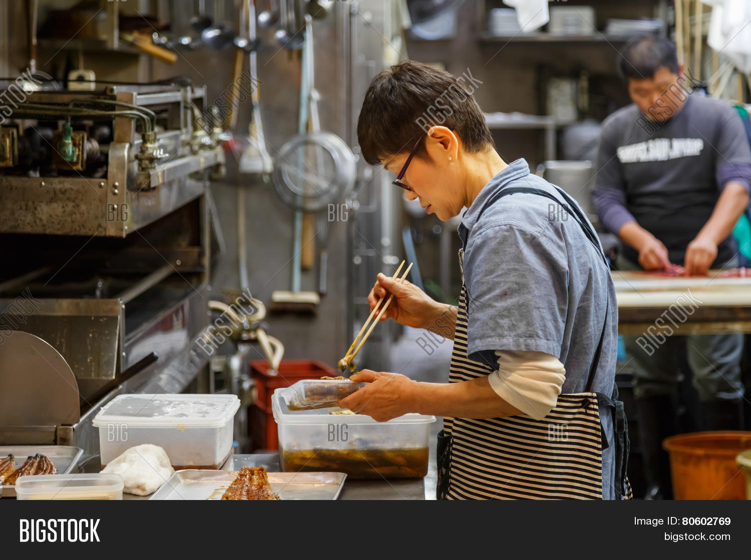Japanese Shopkeeper Image & Photo (Free Trial) | Bigstock