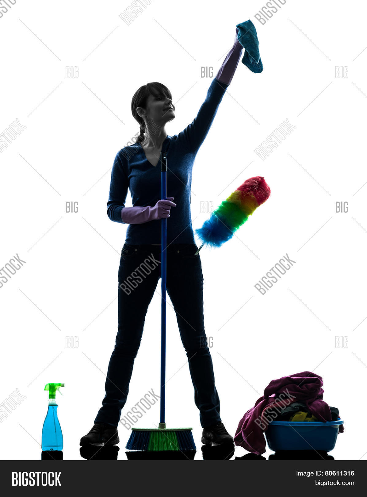 Woman Maid Housework Image & Photo (Free Trial) | Bigstock