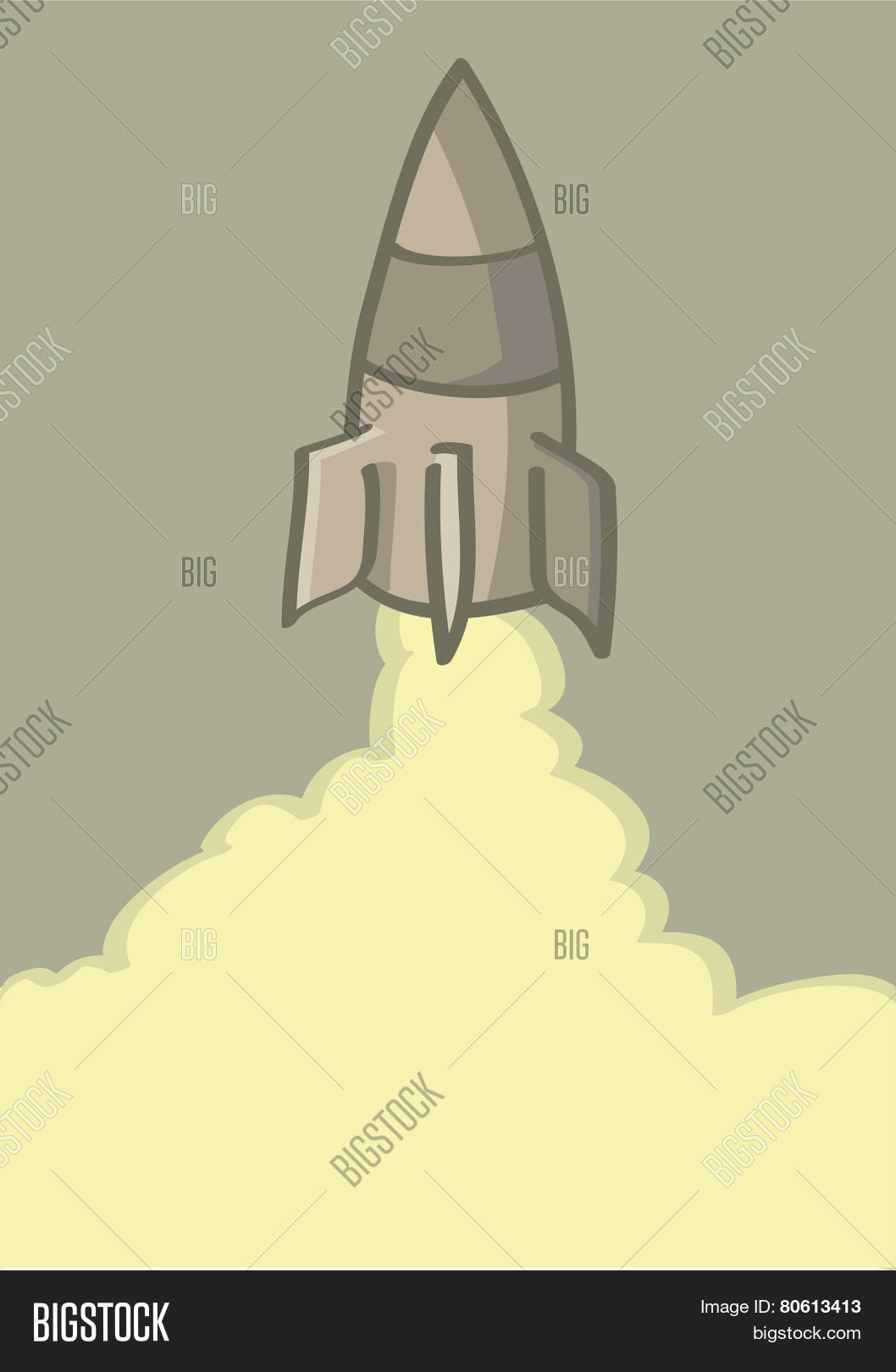 Rocket Launch Vector Vector & Photo (Free Trial) | Bigstock
