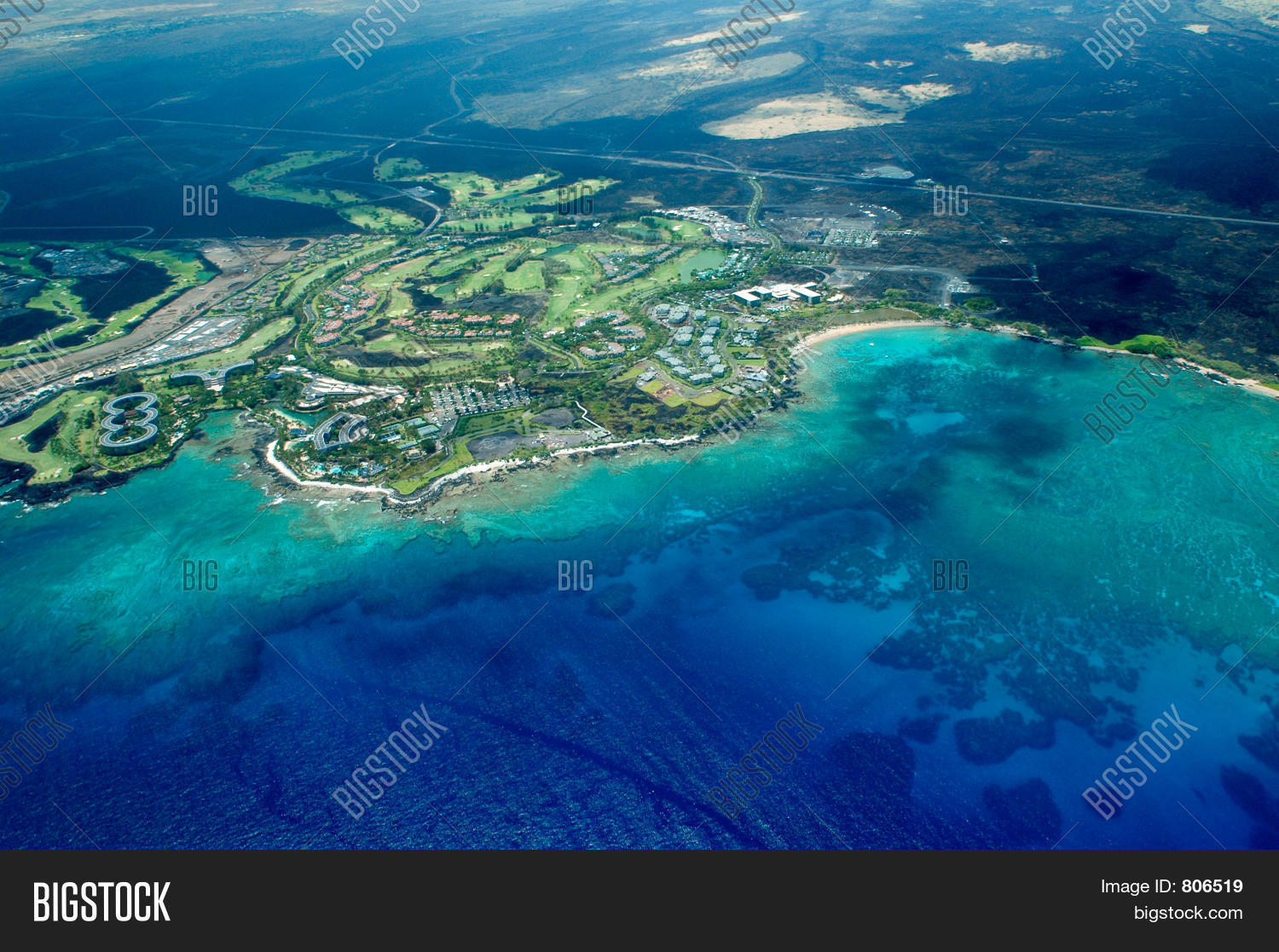 Big Island Aerial Shot Image & Photo (Free Trial) | Bigstock