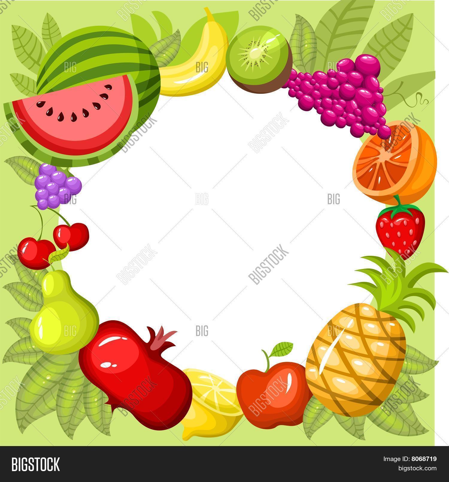 Fruit Card Vector & Photo (Free Trial) | Bigstock