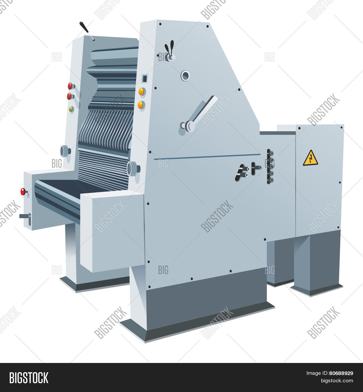 Printing Press Vector & Photo (Free Trial) | Bigstock