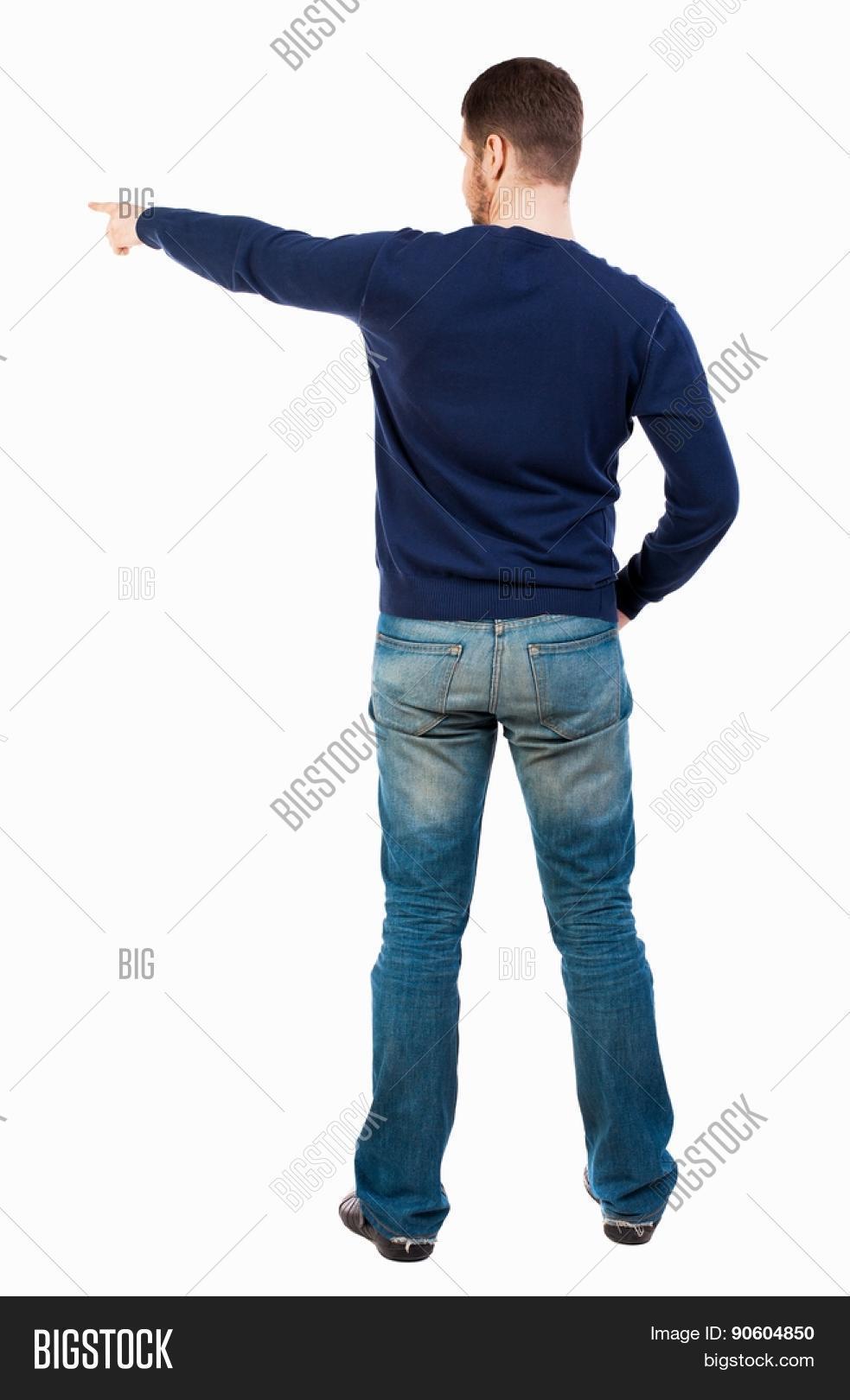 Back View Pointing Image & Photo (Free Trial) | Bigstock