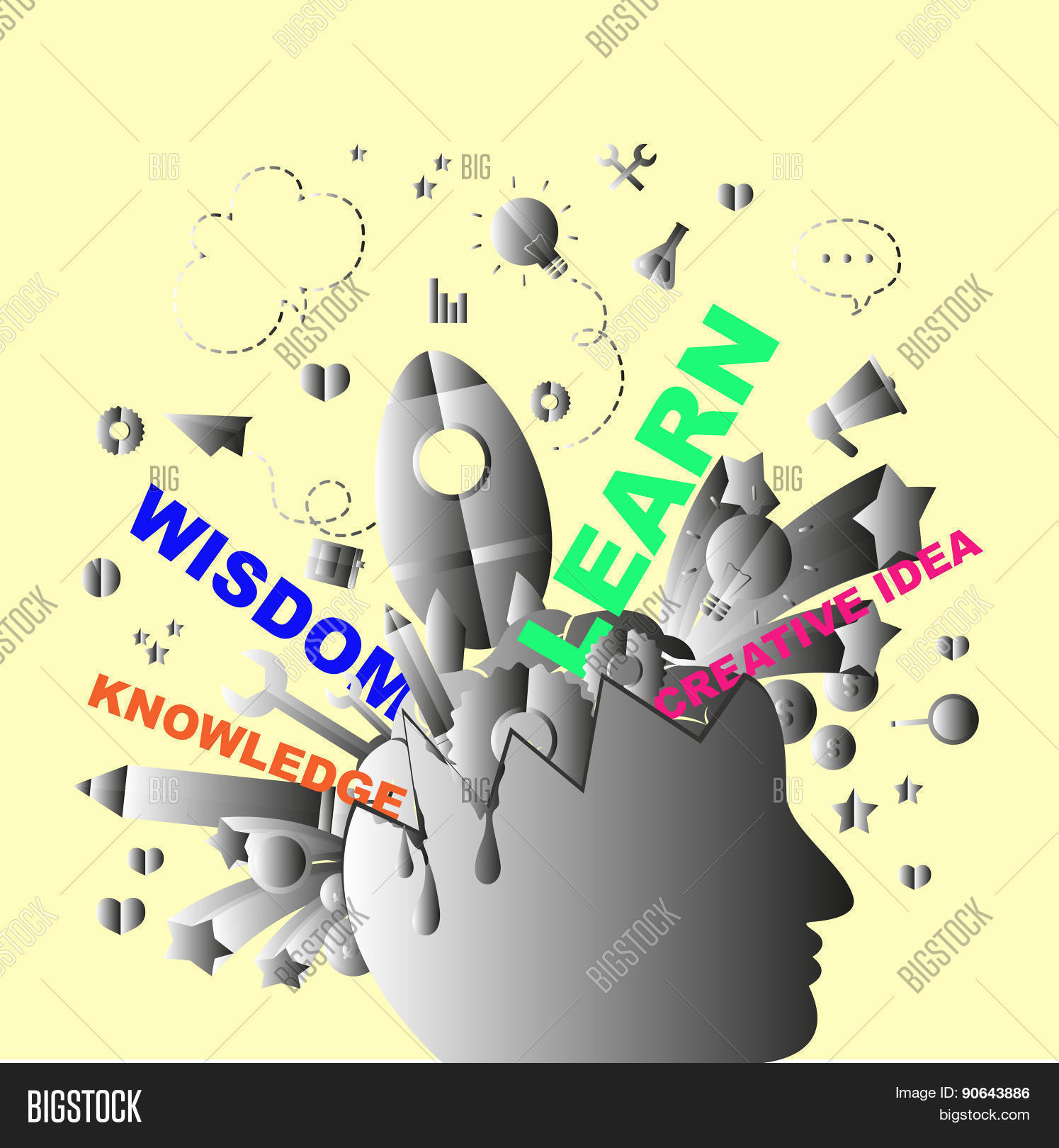 Knowledge Creativity Vector & Photo (Free Trial) | Bigstock