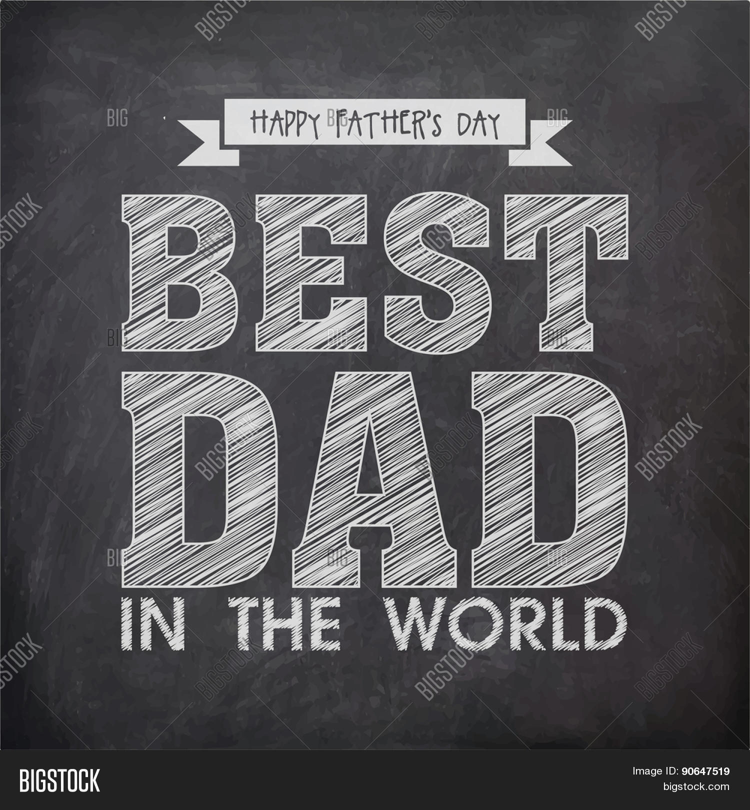 Stylish Text Best Dad Vector & Photo (Free Trial) | Bigstock