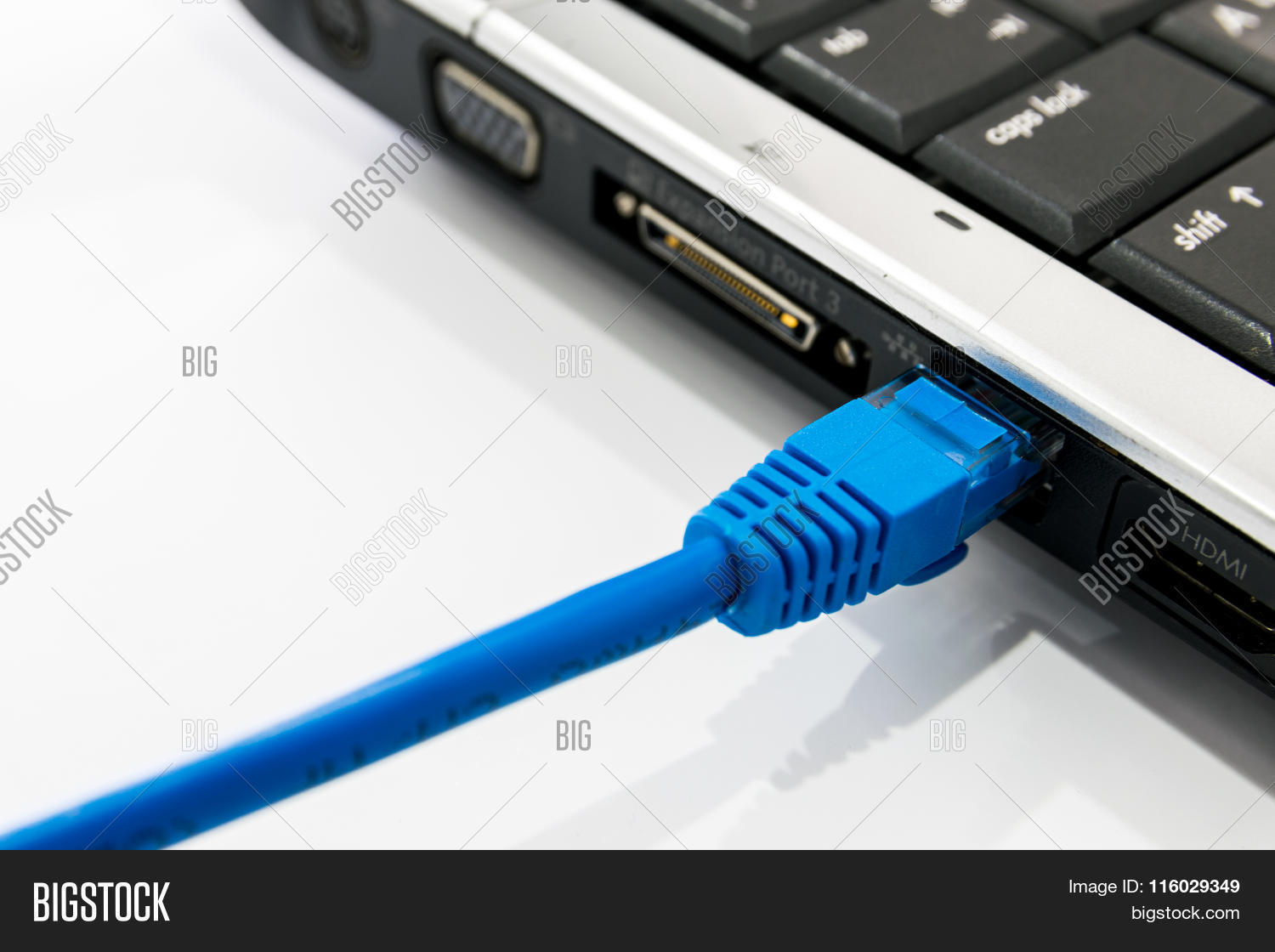 Blue Rj45 Connector Image & Photo (Free Trial) | Bigstock