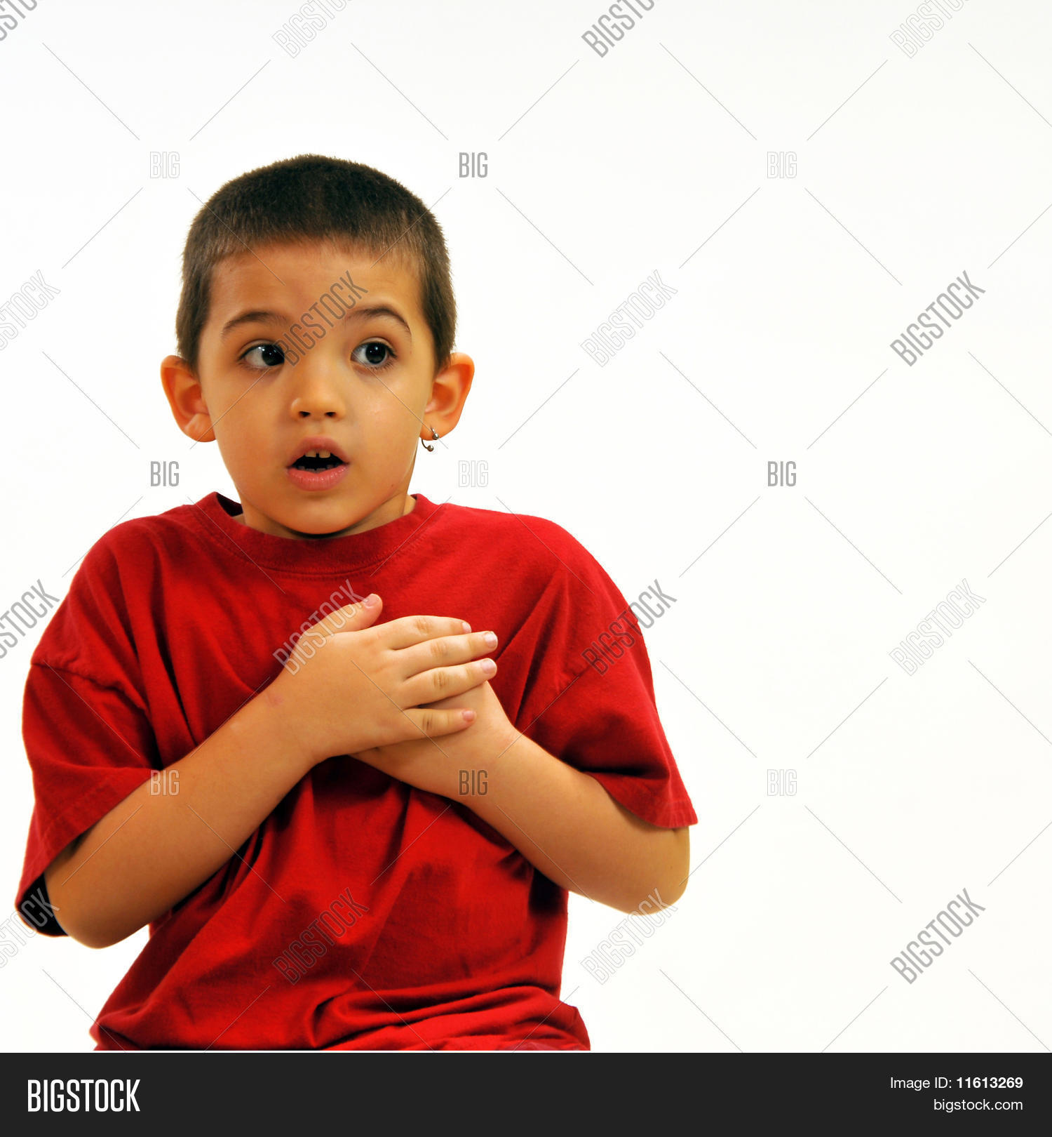 Startled Boy Image & Photo | Bigstock
