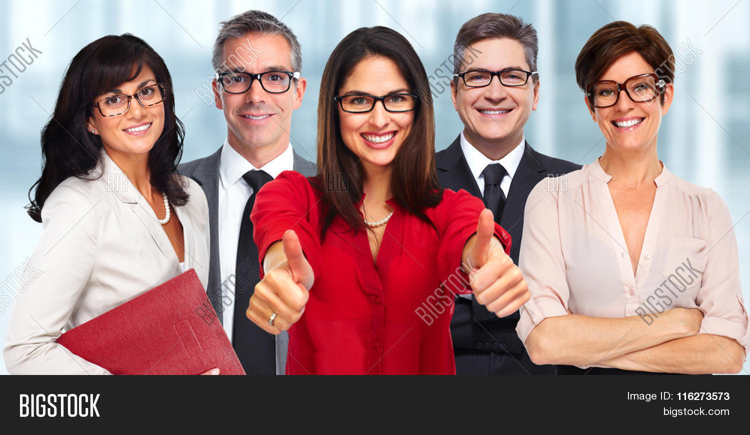 Group Of People With Glasses