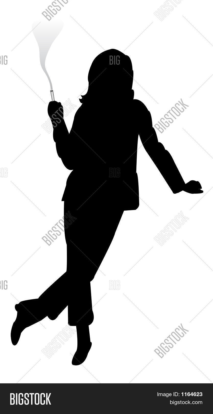 Smoking Silhouette Image & Photo (Free Trial) | Bigstock