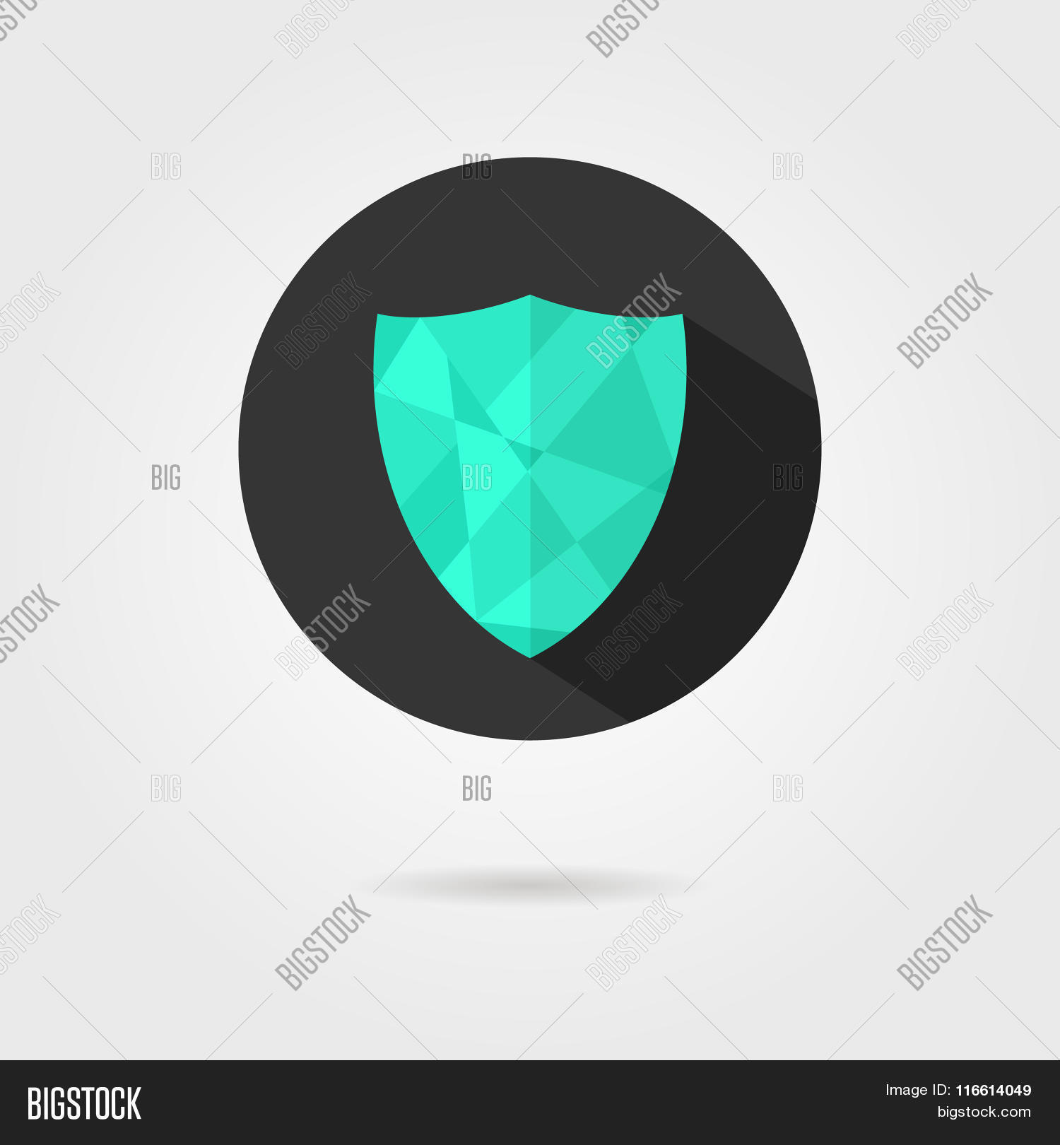 Green Shield Icon On Vector & Photo (Free Trial) | Bigstock