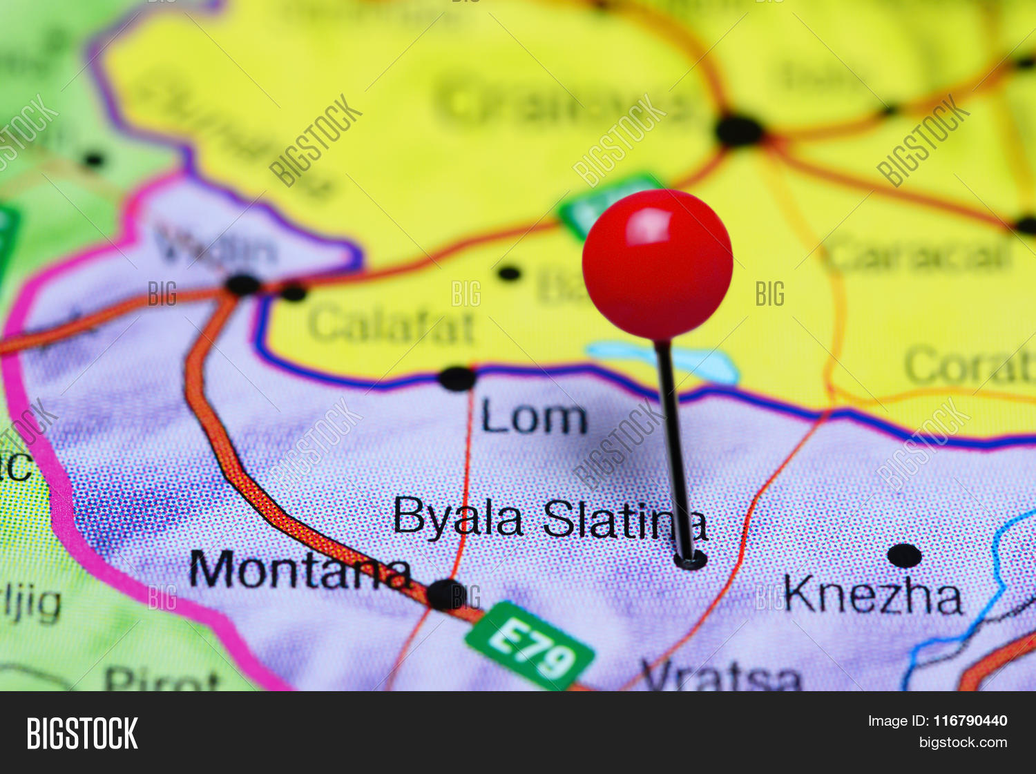 Byala Slatina Pinned Image & Photo (Free Trial) | Bigstock