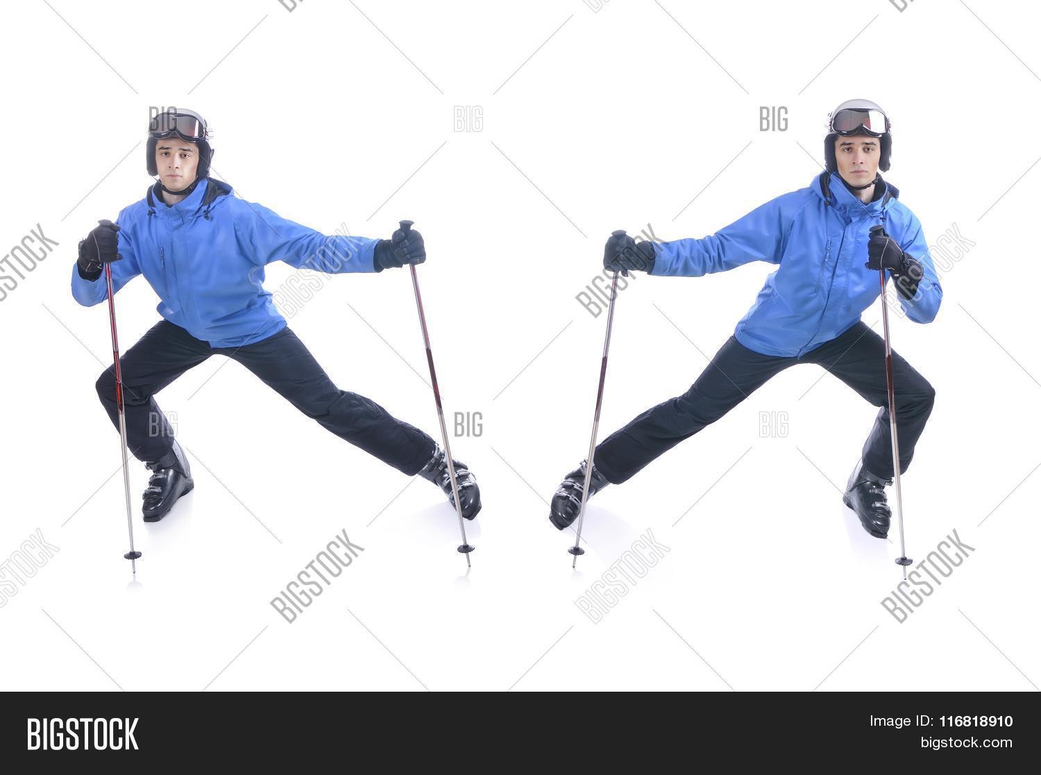 Skiier Demonstrate Image & Photo (Free Trial) | Bigstock