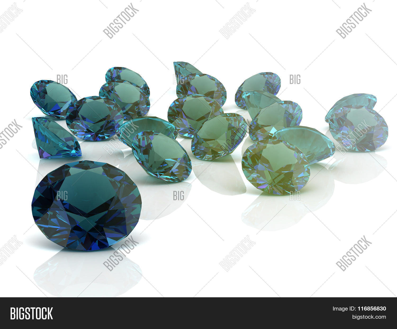 Alexandrite On White Image & Photo (Free Trial) | Bigstock