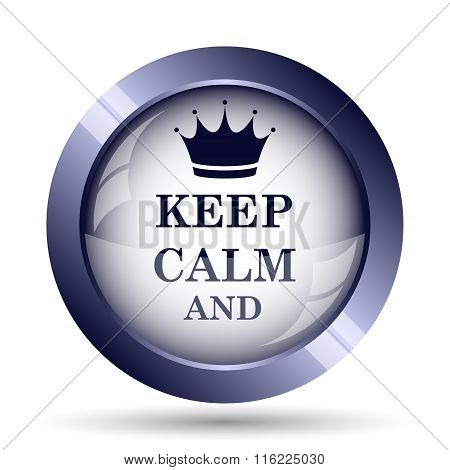 Keep Calm Icon Image & Photo (Free Trial) | Bigstock