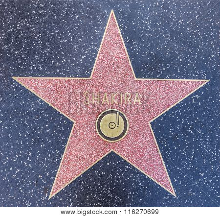 Shakira's Star Image & Photo (Free Trial) | Bigstock