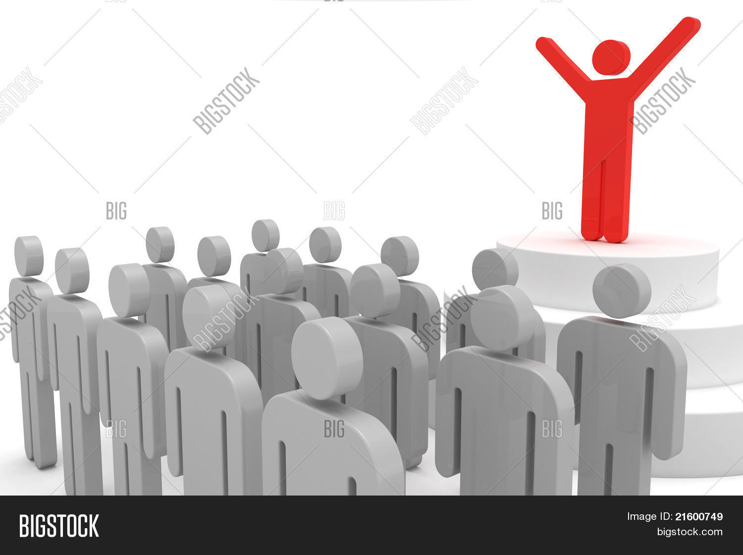 Leader Crowd Image & Photo (Free Trial) | Bigstock