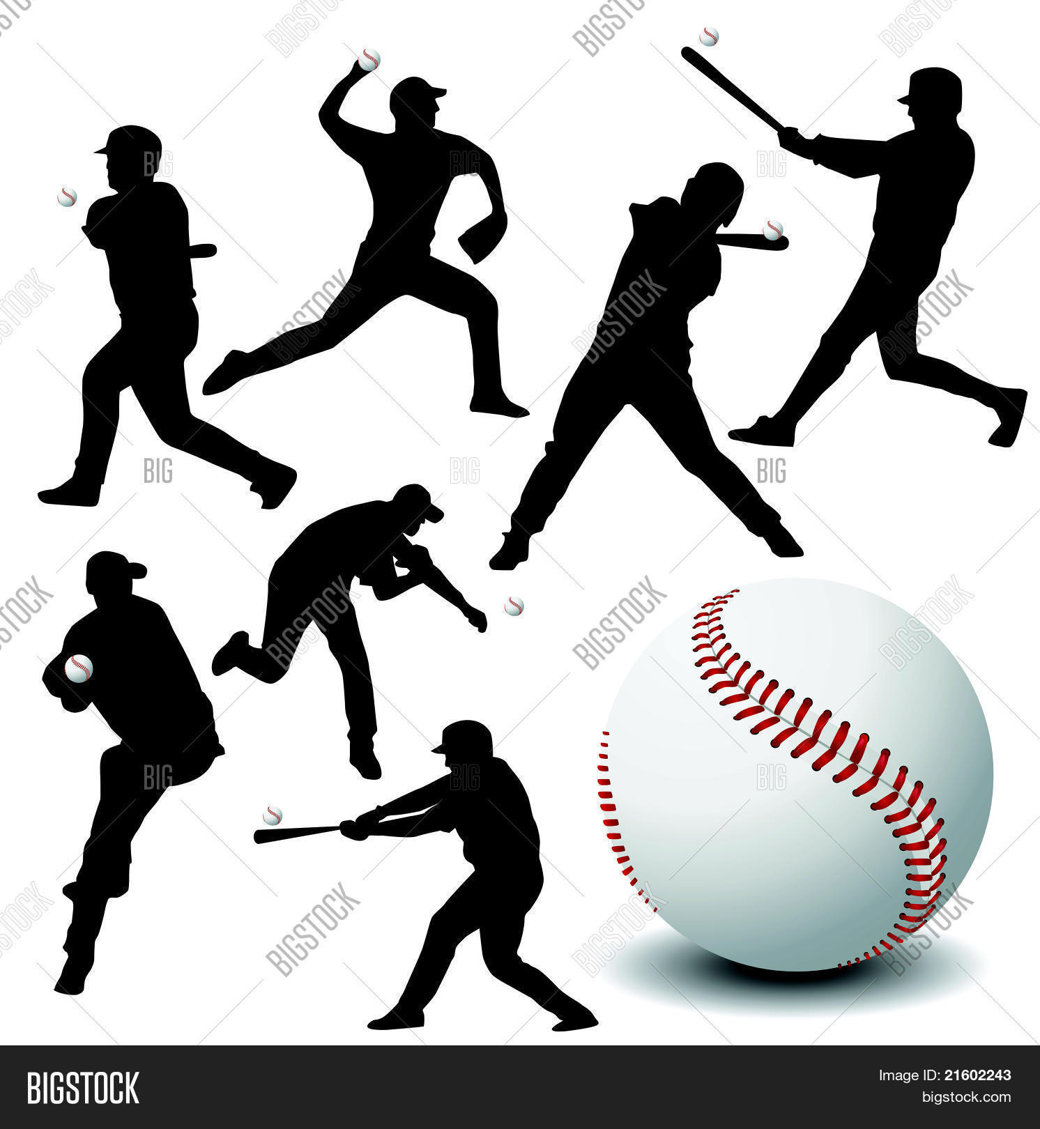 Baseball Player Vector & Photo (Free Trial) | Bigstock