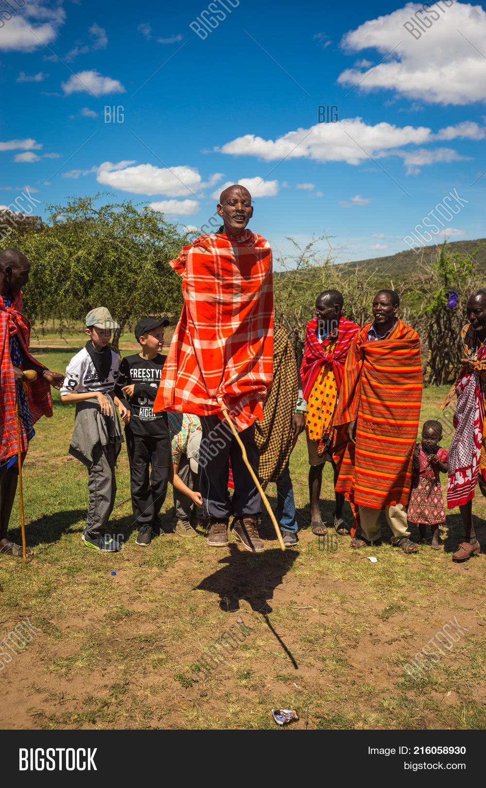 Ritual Jumping Masai Image & Photo (Free Trial) | Bigstock