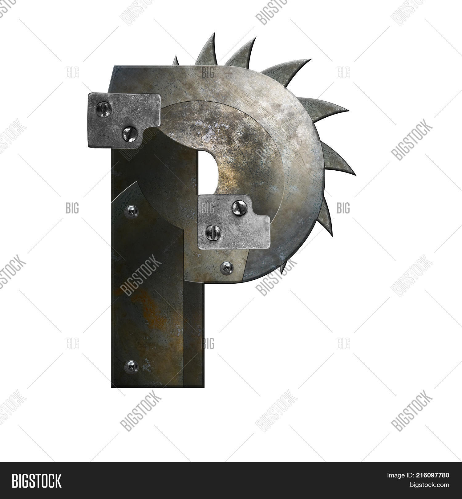 Metal Alphabet Letter Image & Photo (Free Trial) | Bigstock