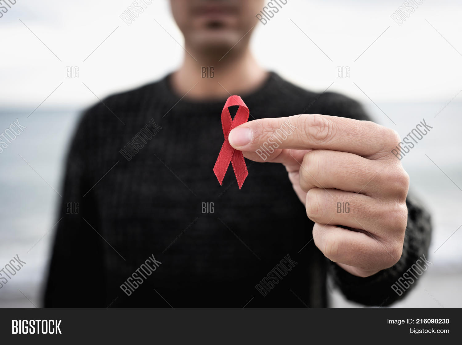 Closeup Young Man Red Image & Photo (Free Trial) | Bigstock