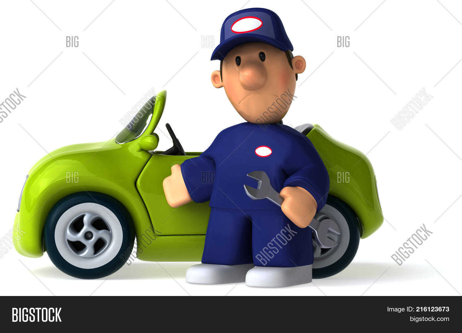 Fun Mechanic - 3D Image & Photo (Free Trial) | Bigstock