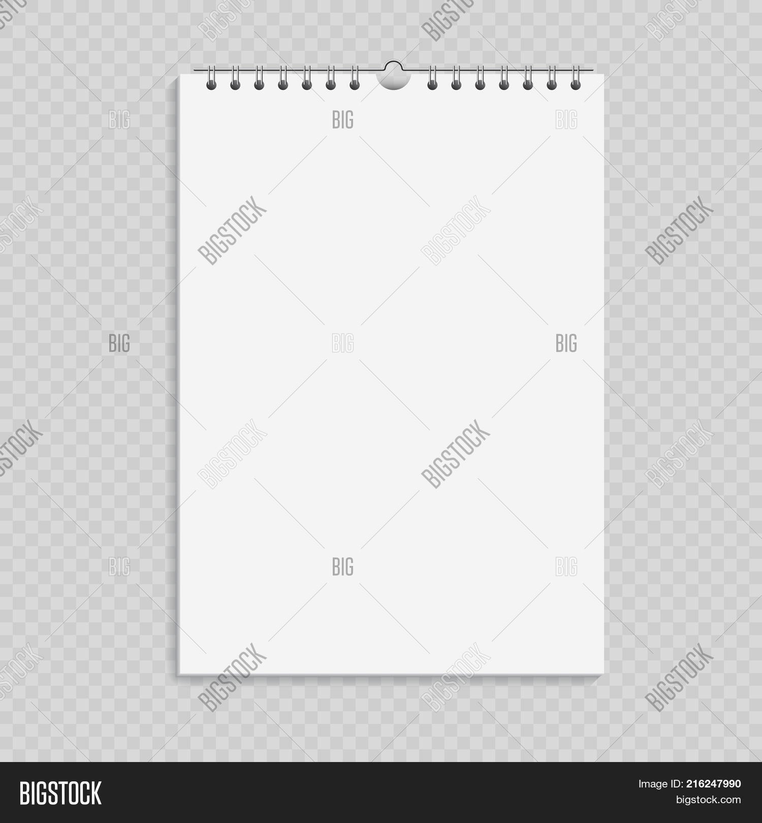 Blank Design Calendar Vector & Photo (Free Trial) | Bigstock
