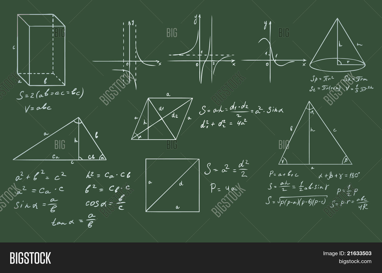 Mathematics Geometry Vector & Photo (Free Trial) | Bigstock
