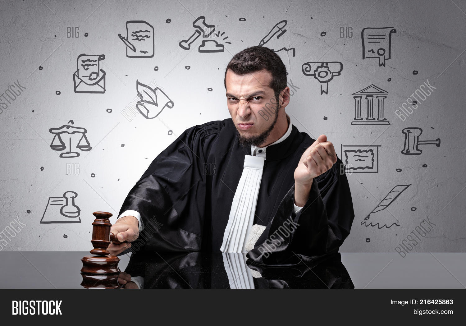 Handsome Judge Court Image & Photo (Free Trial) | Bigstock