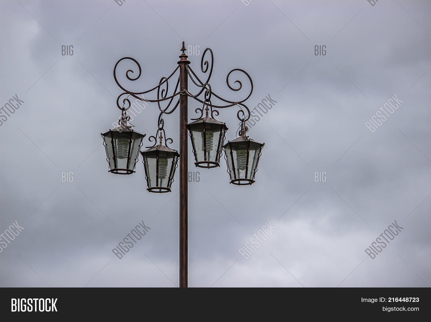Vintage Lighting Pole Image & Photo (Free Trial) | Bigstock