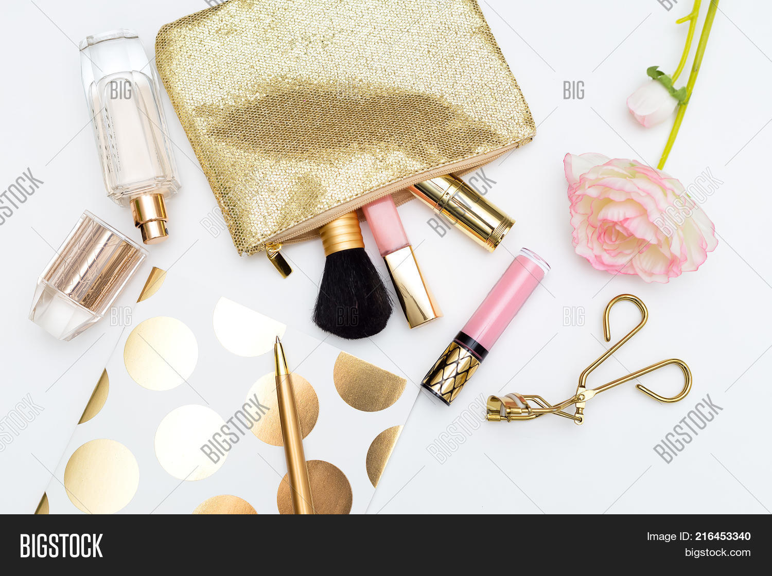 Cosmetics Make- Gold Image & Photo (Free Trial) | Bigstock