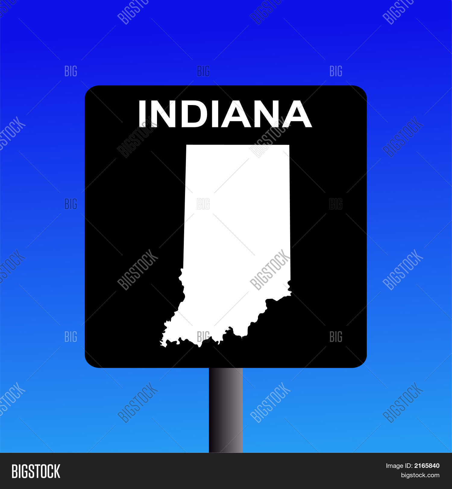 Indiana Highway Sign Image & Photo (Free Trial) | Bigstock