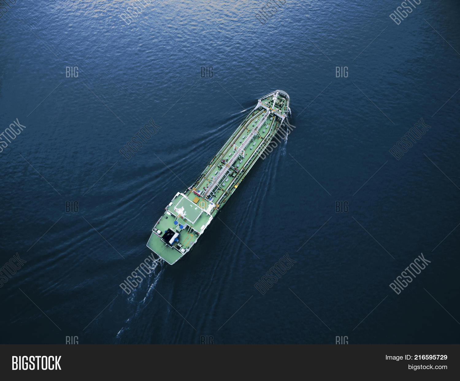 Aerial Top View Tanker Image & Photo (Free Trial) | Bigstock