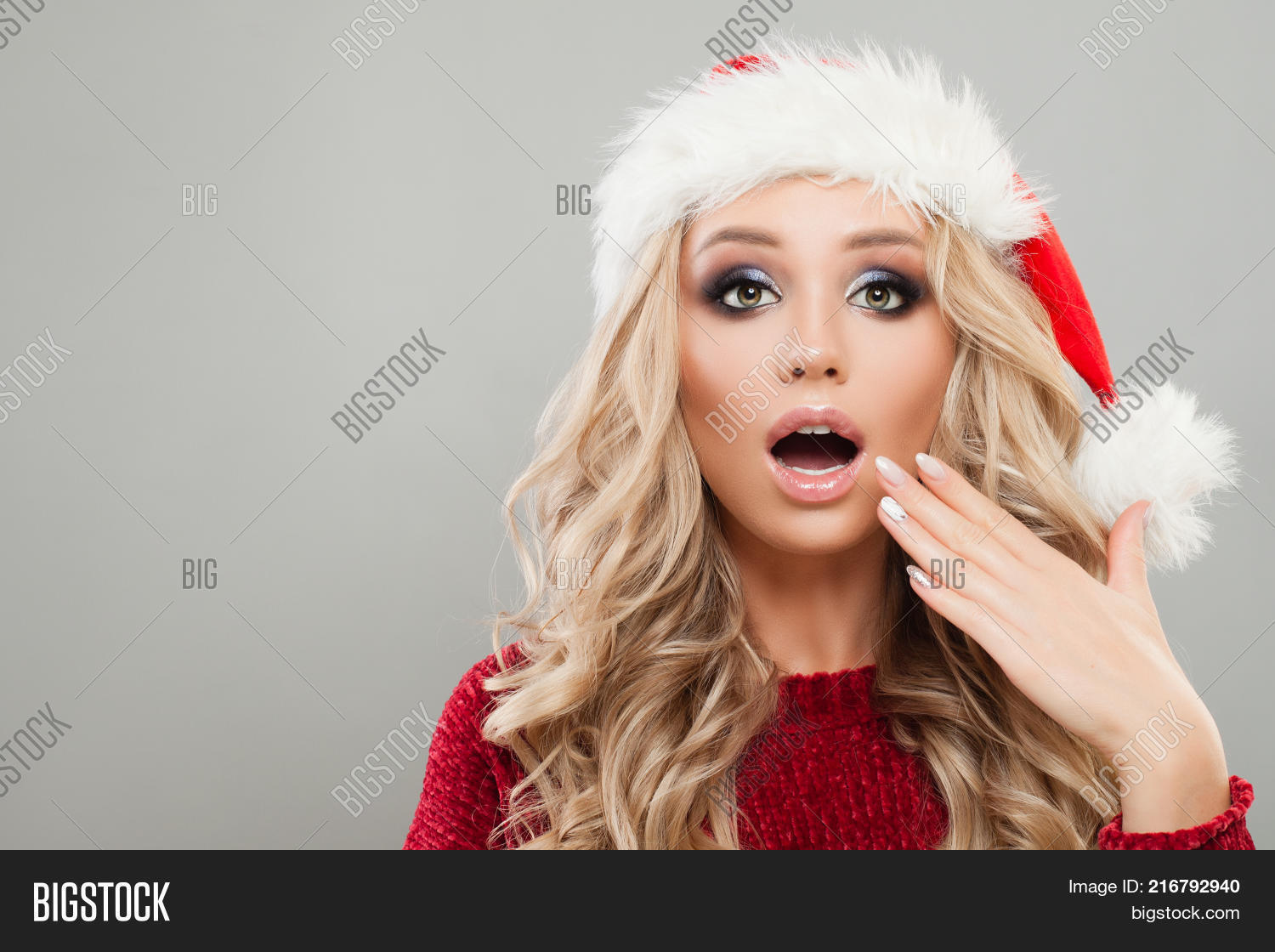 Surprised Christmas Image & Photo (Free Trial) | Bigstock