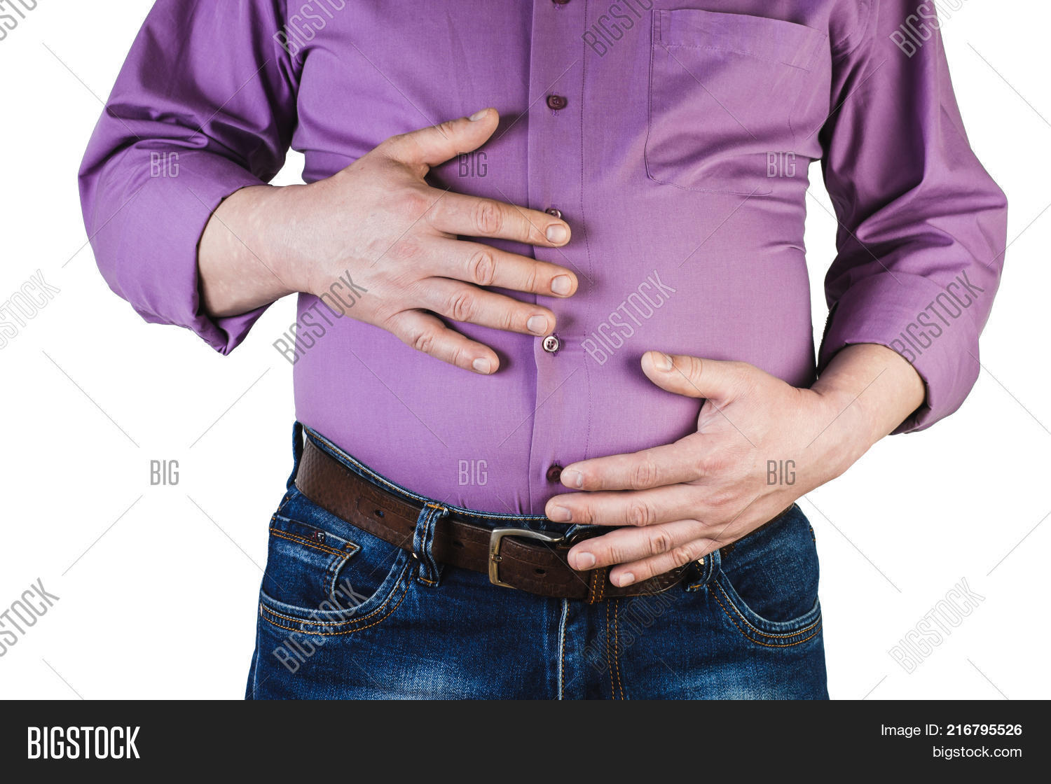 Excess Body Weight Man Image & Photo (Free Trial) | Bigstock