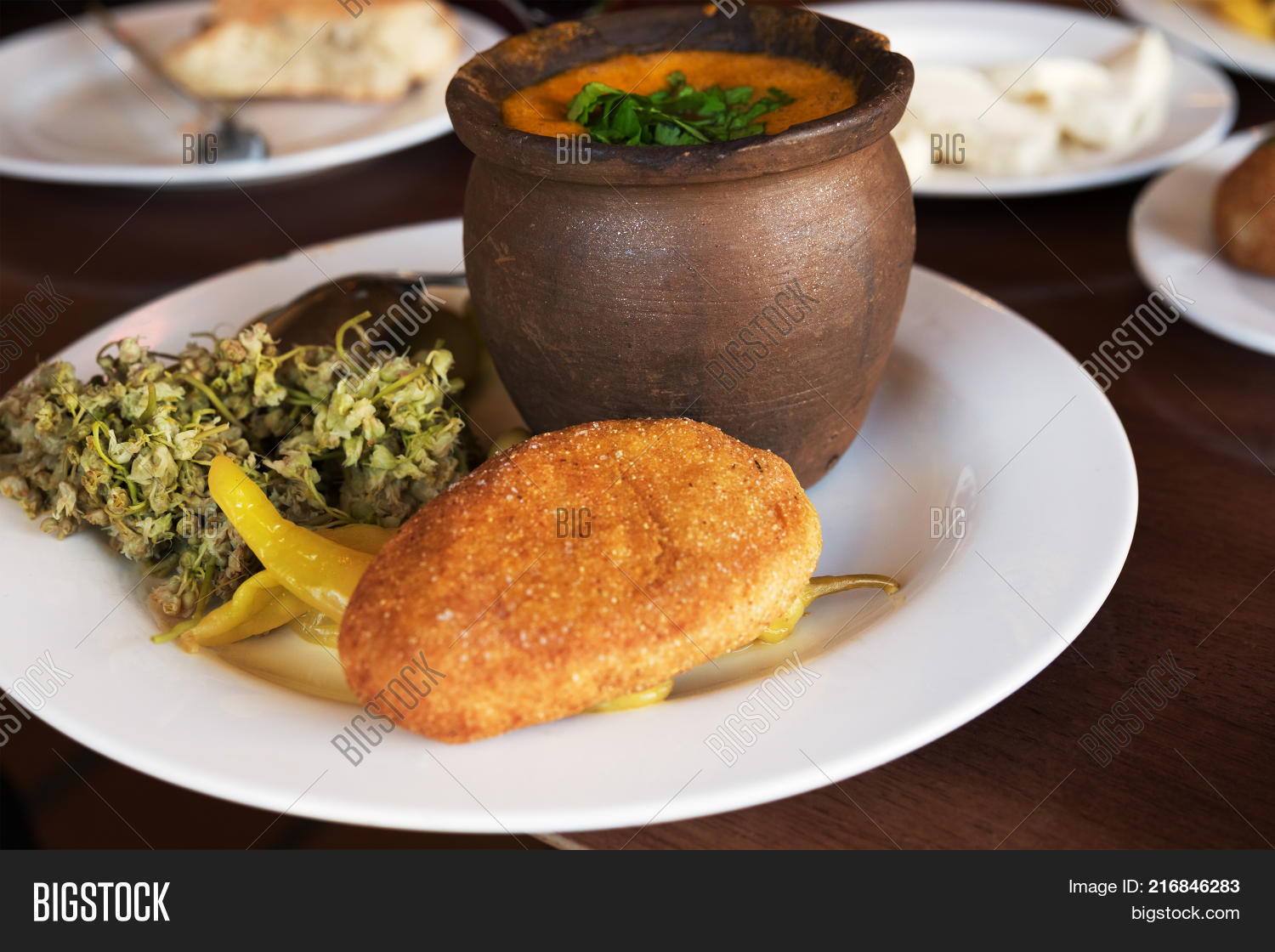 Lunch Georgian Cafe. Image & Photo (Free Trial) | Bigstock