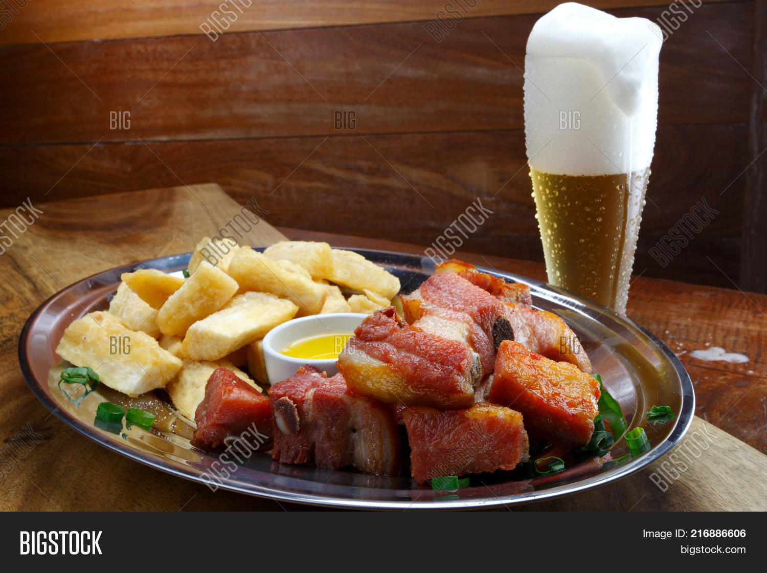 Beef Cassava Cold Beer Image & Photo (Free Trial) | Bigstock