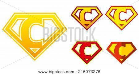 Super Hero Logo Vector & Photo (Free Trial) | Bigstock