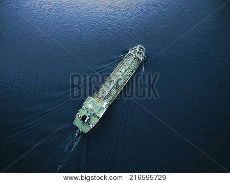 Aerial Top View Tanker Image & Photo (Free Trial) | Bigstock