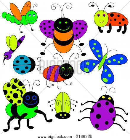 Cartoon Bugs Image & Photo (Free Trial) | Bigstock