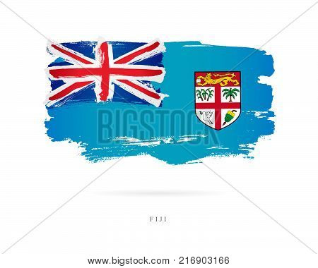 Flag Fiji. Vector Vector & Photo (Free Trial) | Bigstock