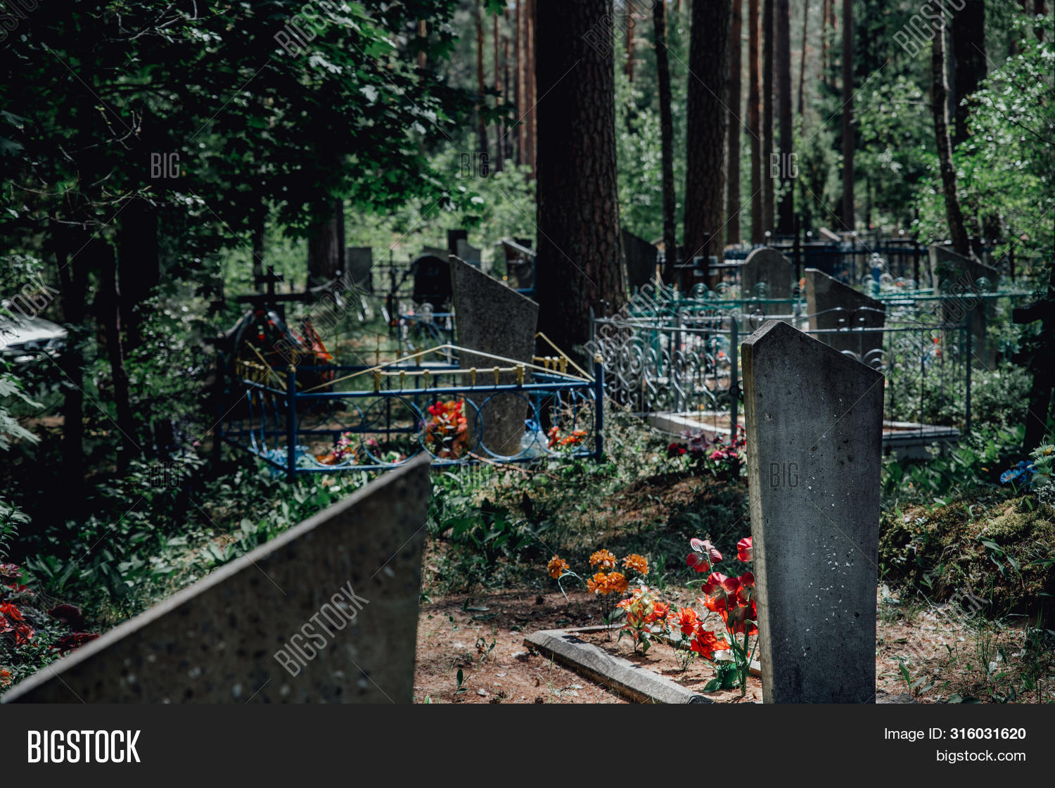 Old Christian Cemetery Image & Photo (Free Trial) | Bigstock