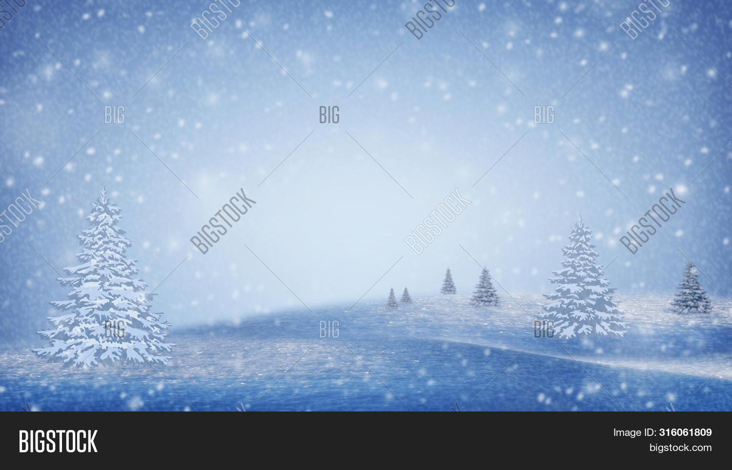 Winter Landscape. Snow Image & Photo (Free Trial) | Bigstock