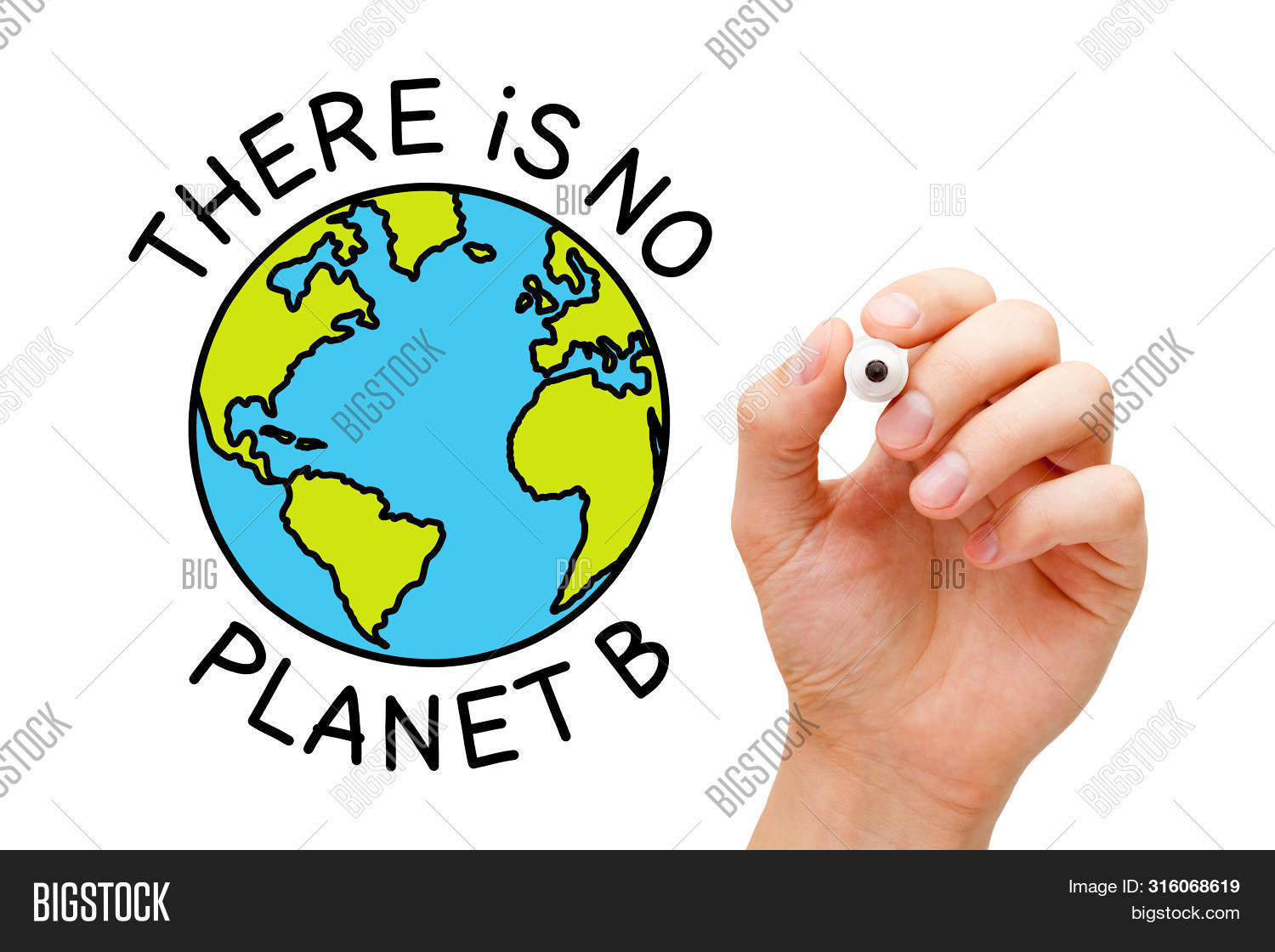 Hand Drawing There No Image & Photo (Free Trial) | Bigstock