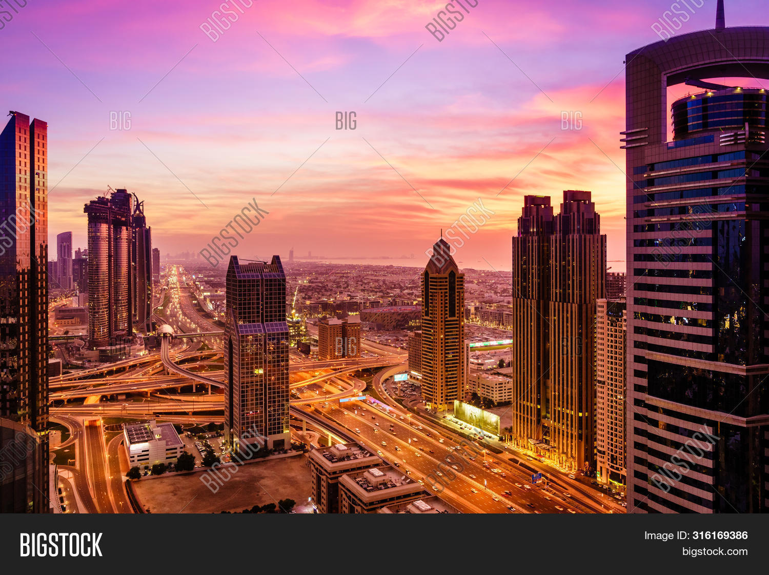 Bird's Eye View Dubai Image & Photo (Free Trial) | Bigstock