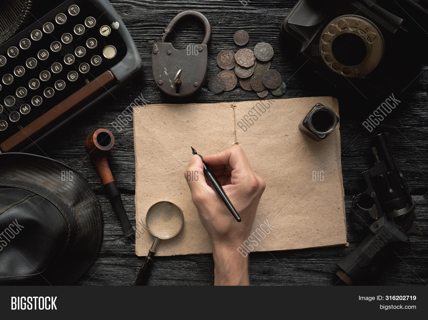 Retro Detective Book Image & Photo (Free Trial) | Bigstock