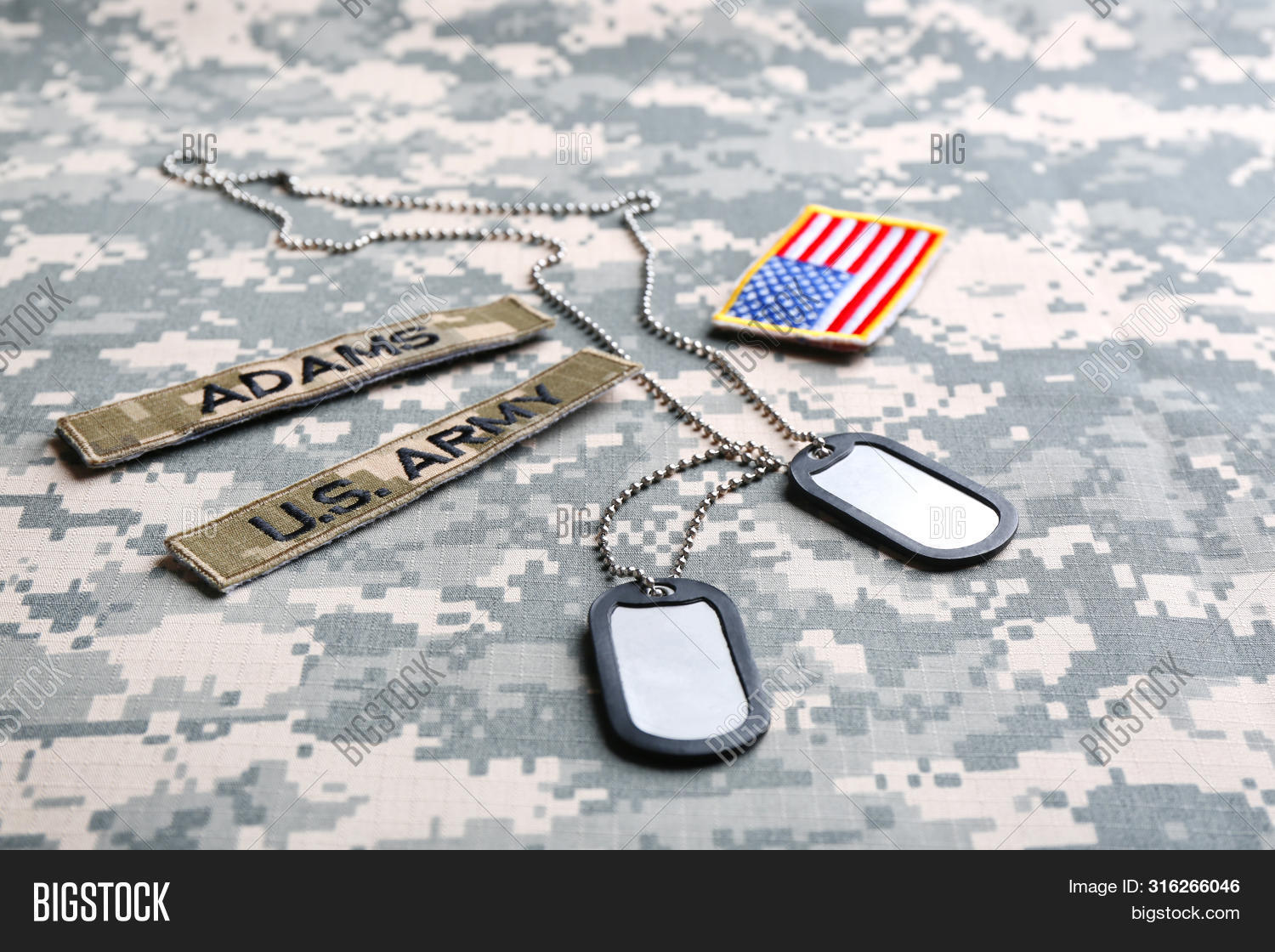 Military Id Tags Us Image & Photo (Free Trial) | Bigstock
