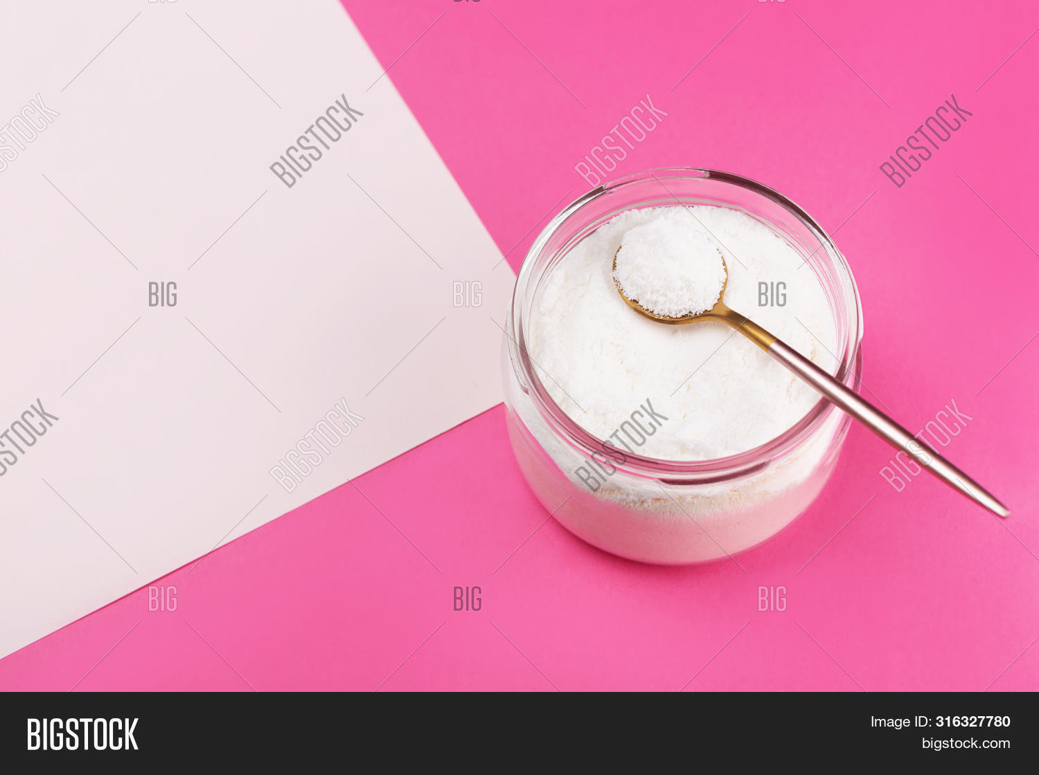 Collagen Powder On Image & Photo (Free Trial) | Bigstock