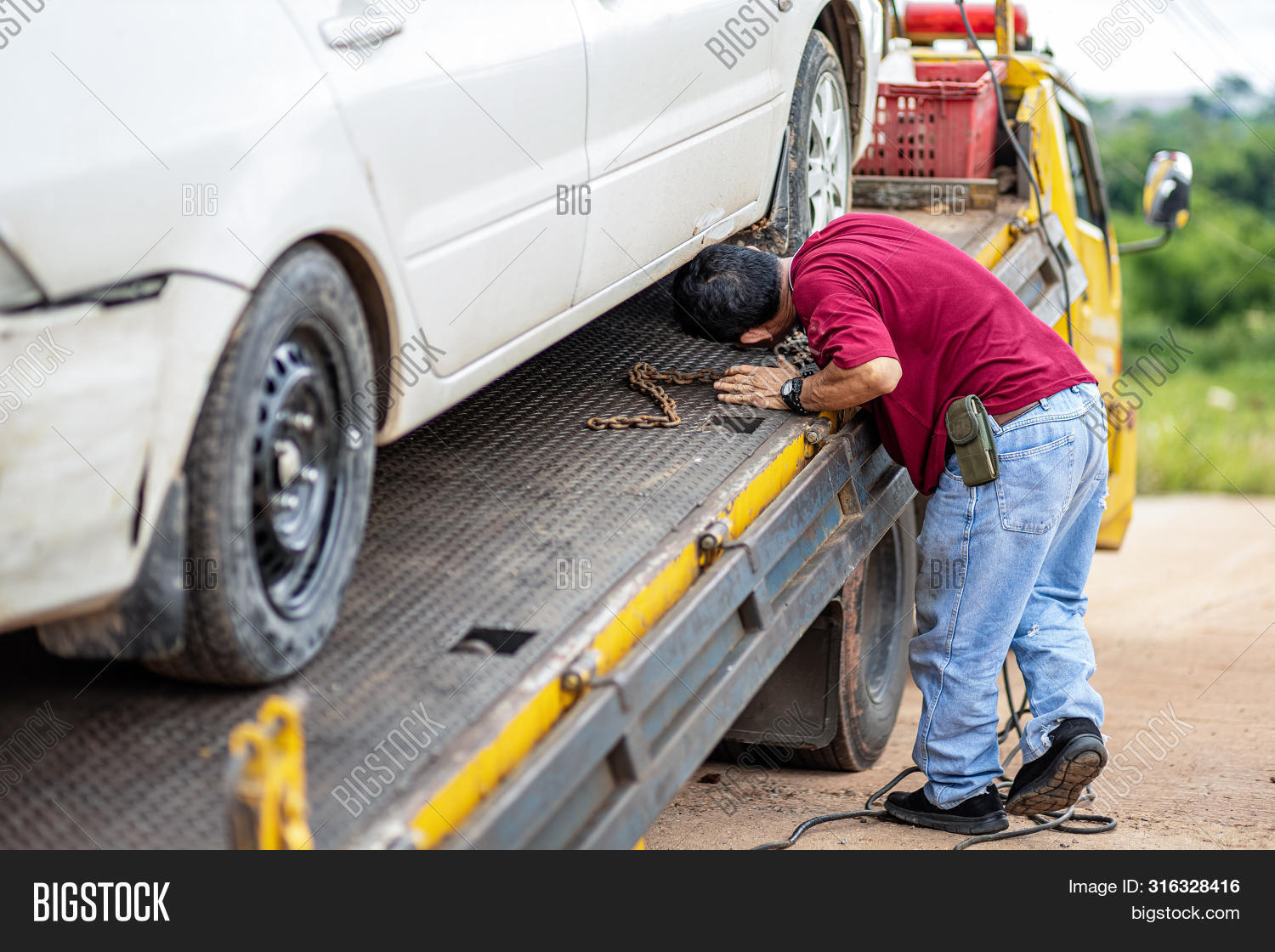 Man Check Chain Bind Image & Photo (Free Trial) | Bigstock